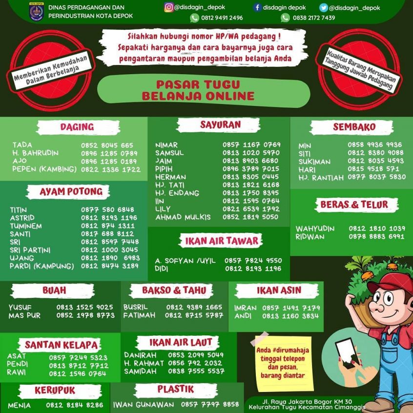 Pasar-pasar di Depok yang Melayani Pembelian Online | Event & Info ...