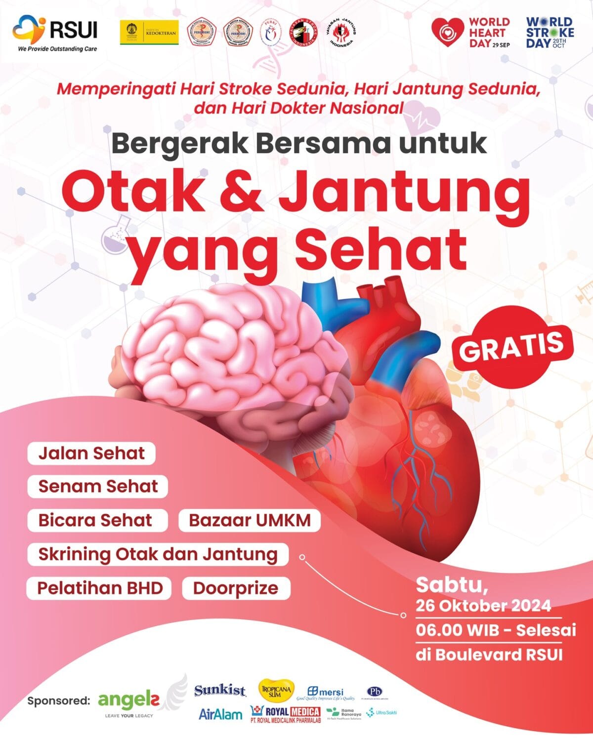 Bergerak Bersama untuk Otak & Jantung yang Sehat | Event & Info Depok ...