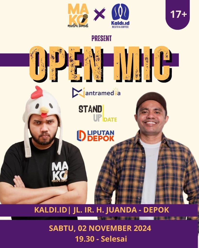 Open Mic Stand Up Comedy | Event & Info Depok Terkini