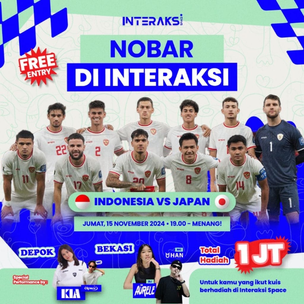 Nobar Depok: Indonesia vs Jepang | Event & Info Depok Terkini