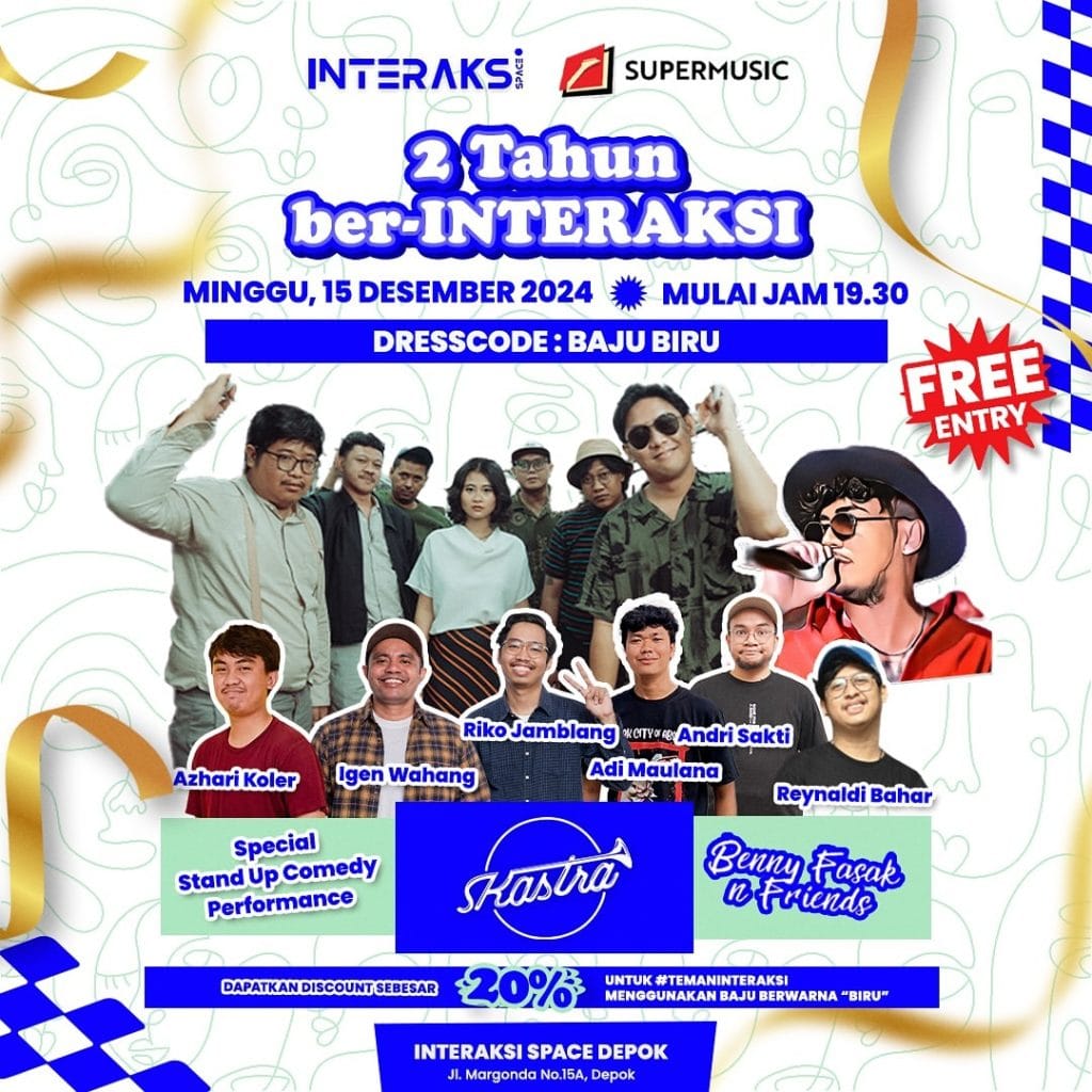 2 Tahun ber-INTERAKSI | Event & Info Depok Terkini