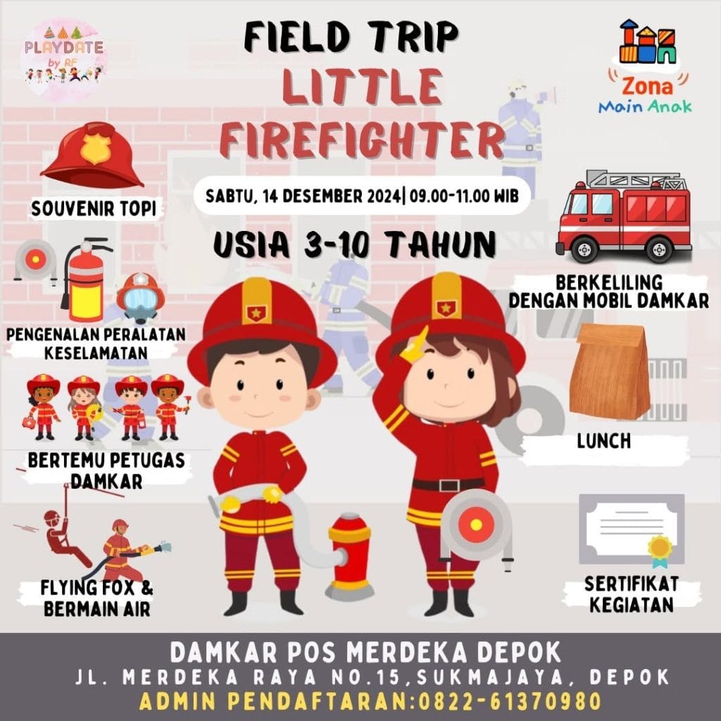 Field Trip Little Firefighter | Event & Info Depok Terkini
