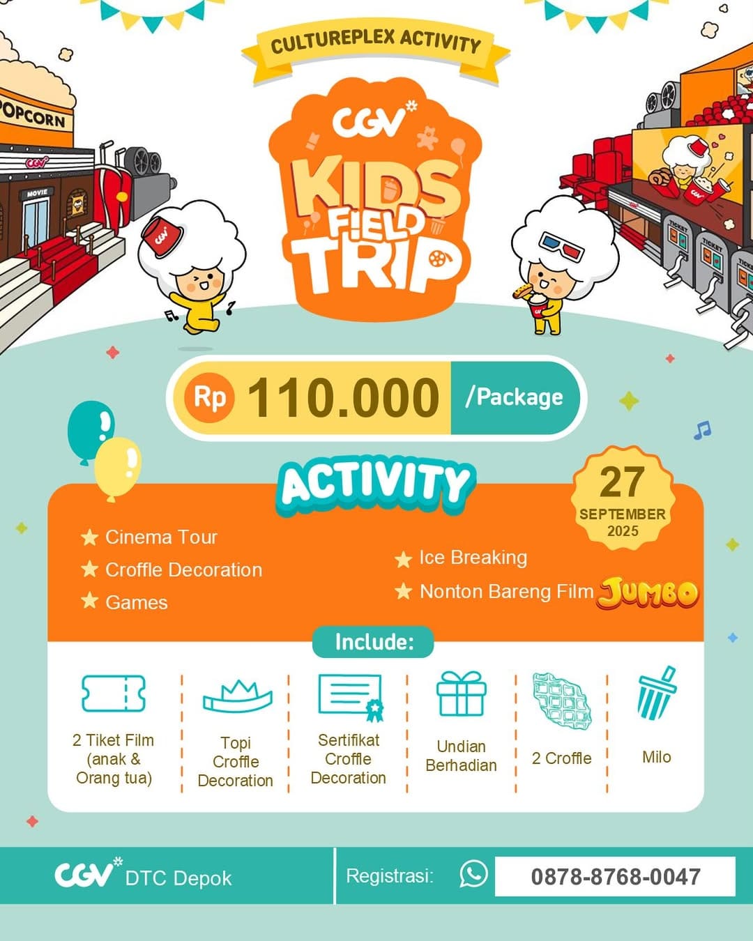 CGV Kids Field Trip | Event & Info Depok Terkini